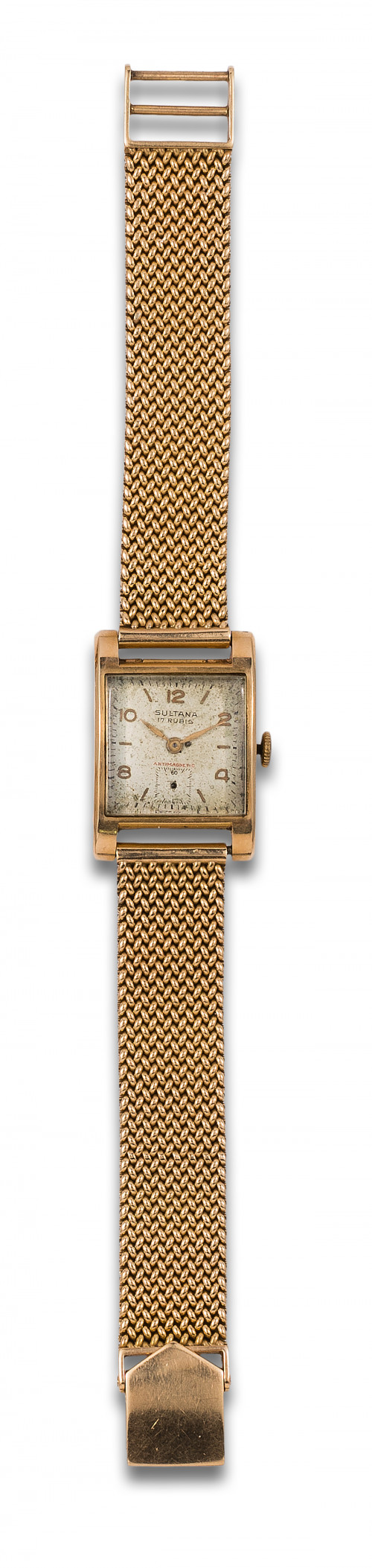 RELOJ DE PULSERA SULTANA, EN ORO AMARILLO