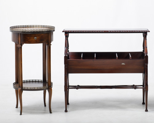 Mueble librería de gusto inglés, S. XX,