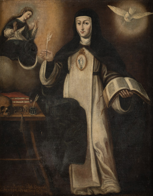 ESCUELA ESPAÑOLA, POSIBLEMENTE VALLISOLETANA, La venerable Sor María ...