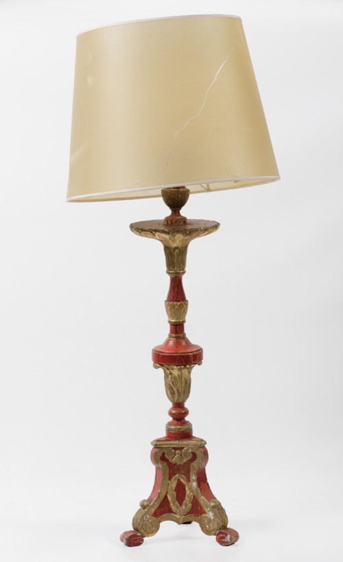 Hachero convertido en lámpara, España, S. XVIII,