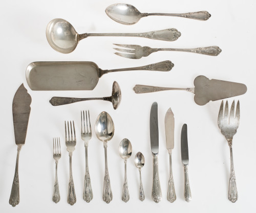 Louis XV model cutlery in Sterling silver, 925 law, Maltese Cross, 20th ...