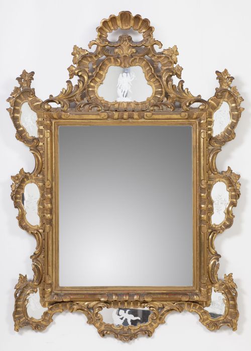 Mirror following baroque models, 20th century,