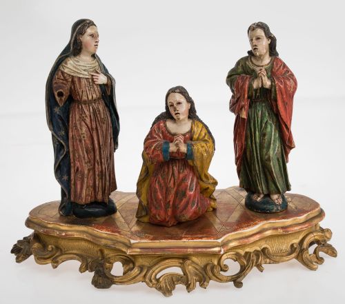 "Virgin Mary, Saint John and Saint Mary Magdalene", following 18th ...