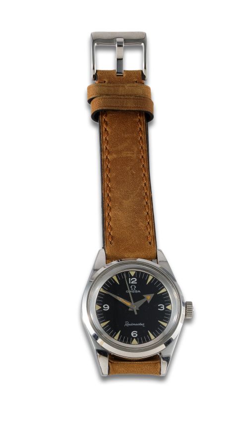 OMEGA RAILMASTER 2914 STEEL WRISTWATCH