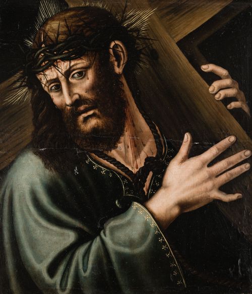 ANONYMOUS (16th century) "Christ Carrying the Cross",