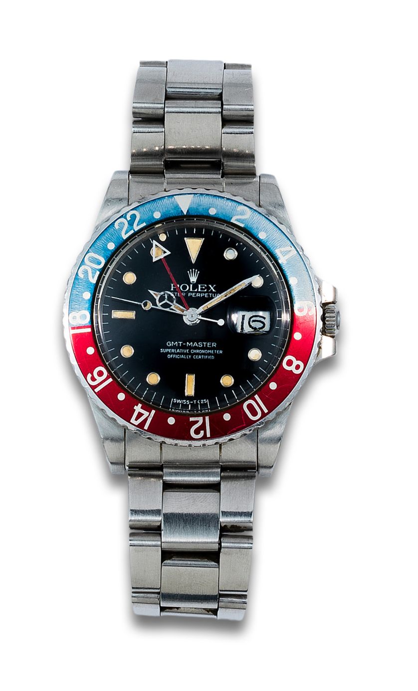 RELOJ DE PULSERA PEPSI ROLEX OYSTER PERPETUAL GMT MASTER EN ACERO