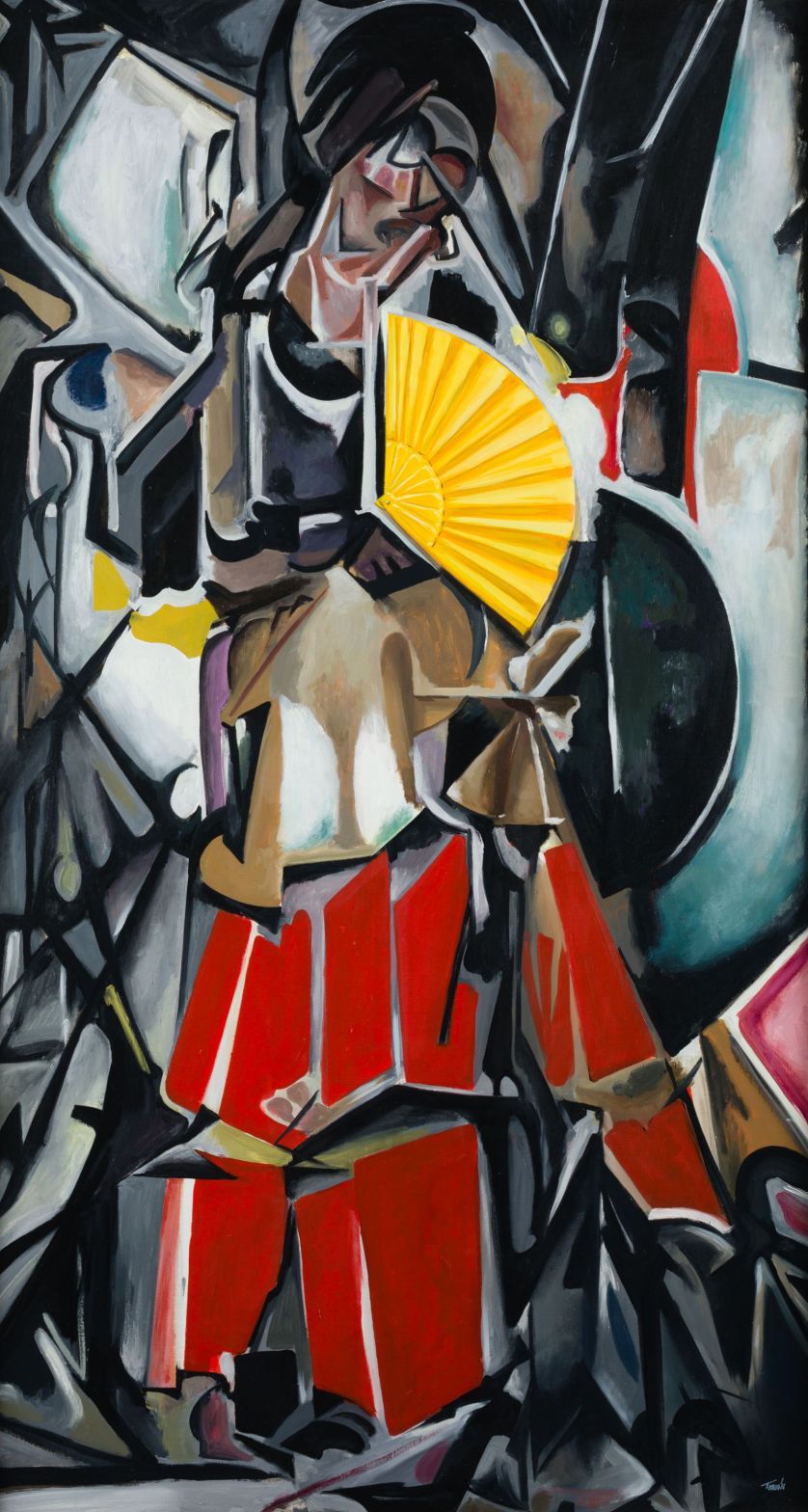 MANUEL TERÁN, Tributo a Blanchard, 2021, Óleo sobre lienzo
