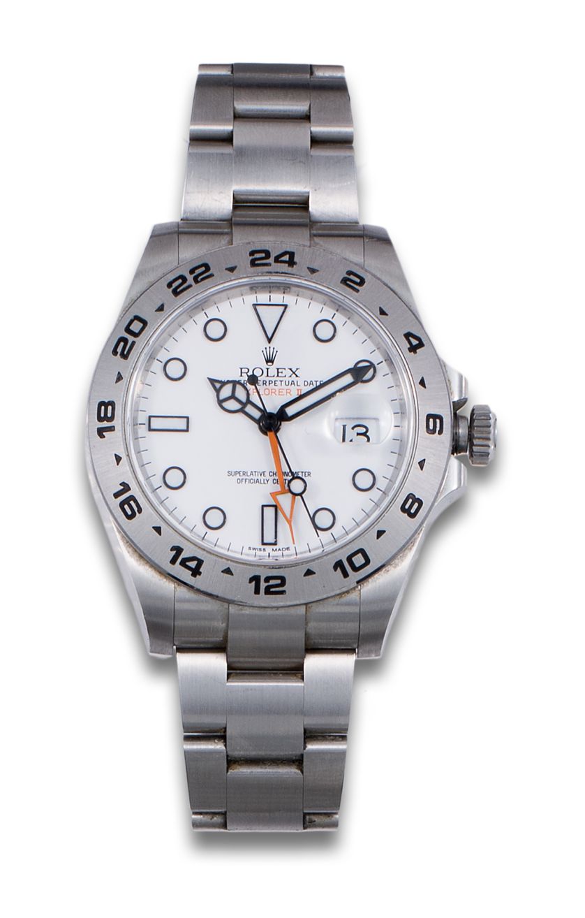 RELOJ DE PULSERA ROLEX OYSTER PERPETUAL DATE EXPLORER II, EN ACERO